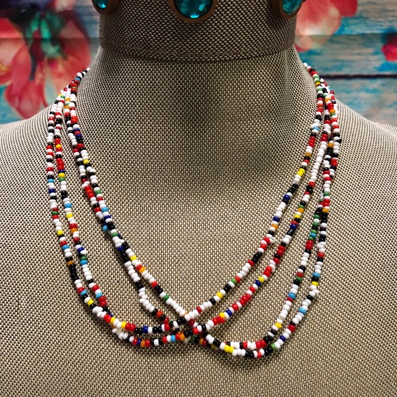 Jewelry | Handmade Seed Bead Necklace | Poshmark